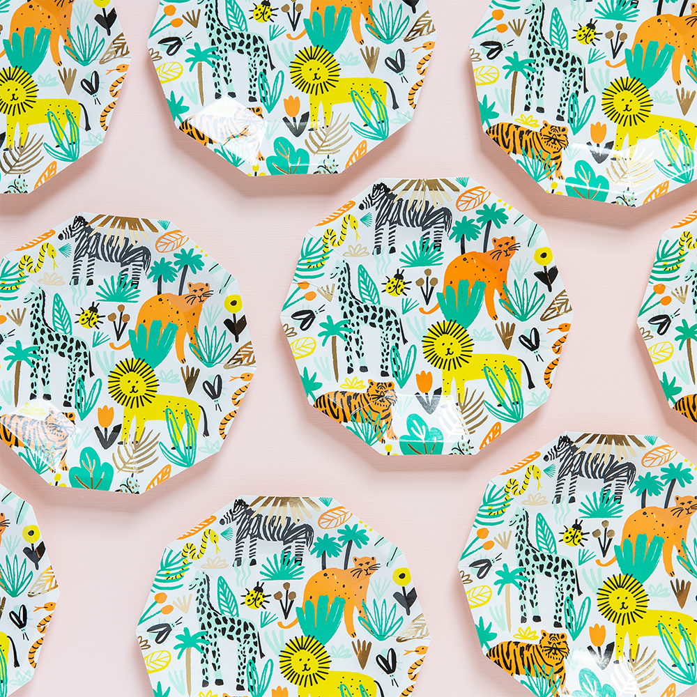 Into the Wild Paper Plates | Wild One Party Supplies – ohitsperfect