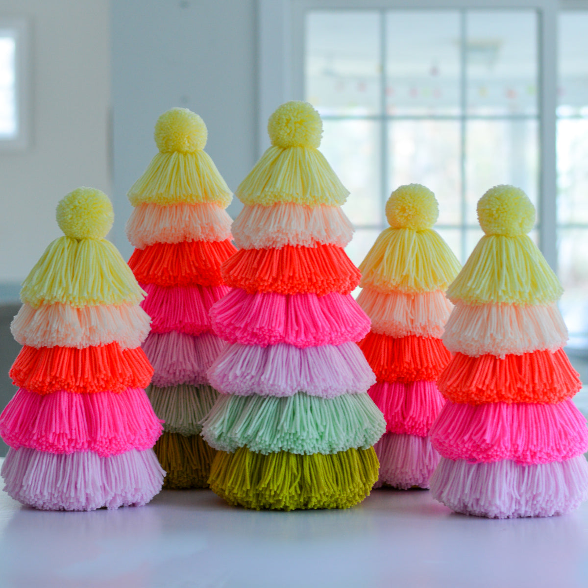 Neon Sherbet Tassel Christmas Tree – ohitsperfect