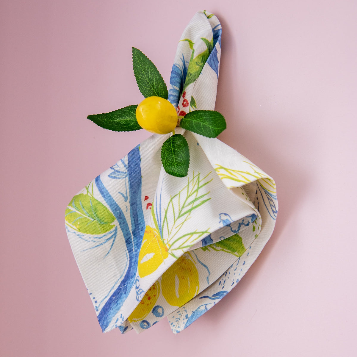Mediterranean Napkin Set | Designer Table Linen Australia | Lemon ...
