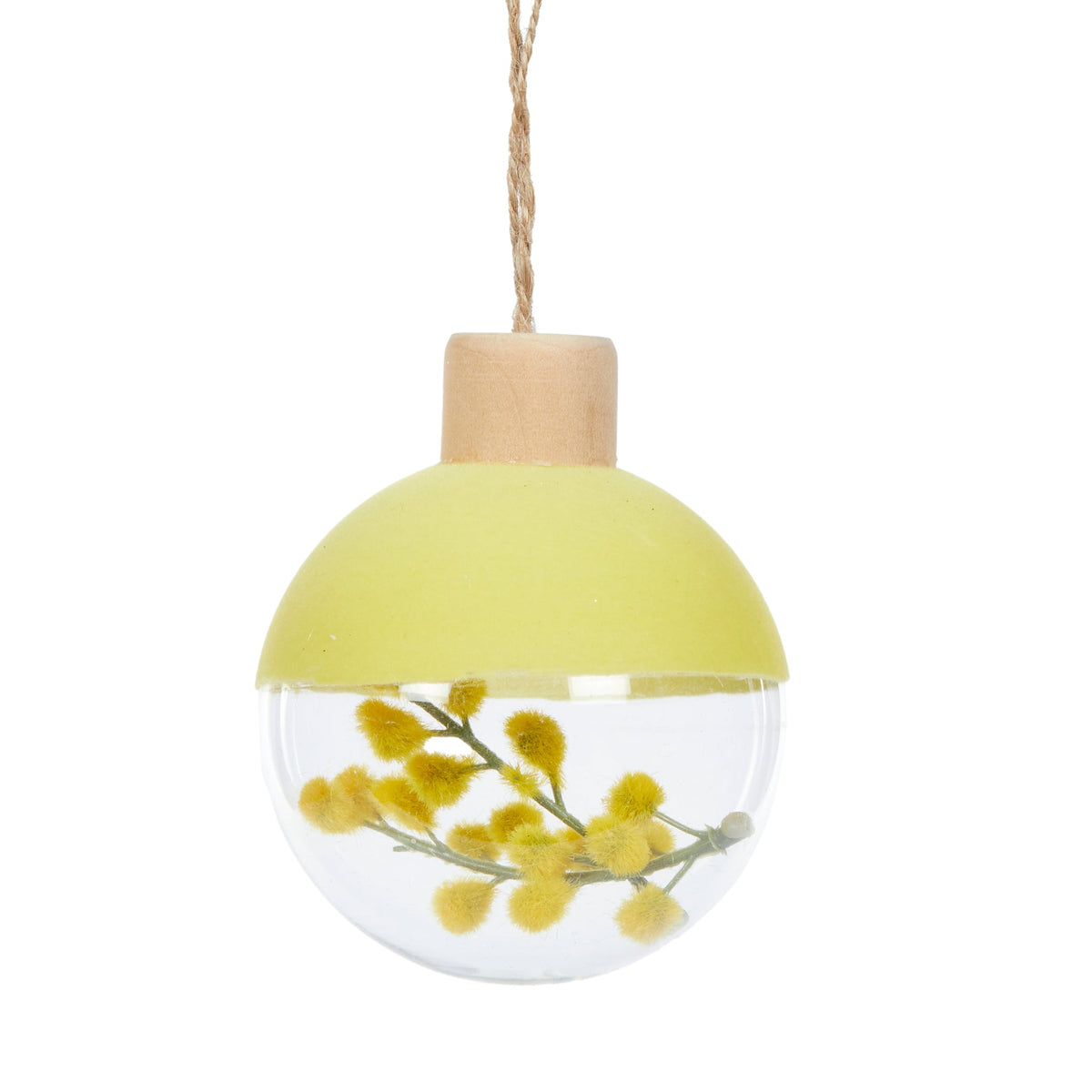 Velvet Topped Wattle Bauble | Australiana Christmas – ohitsperfect