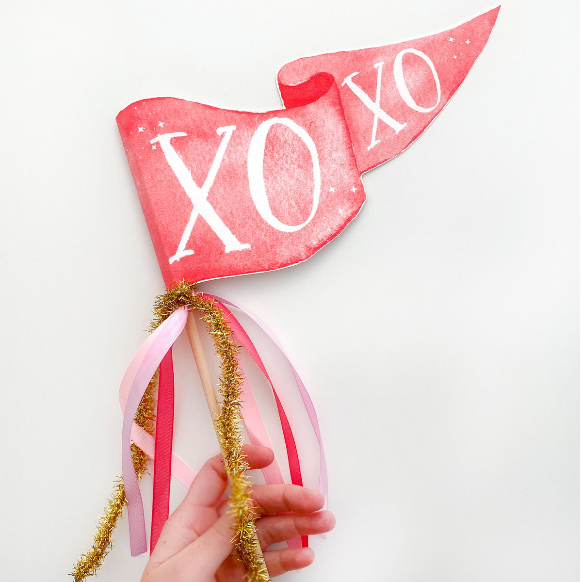 XOXO Party Flag | Valentines Party Decor Australia – ohitsperfect