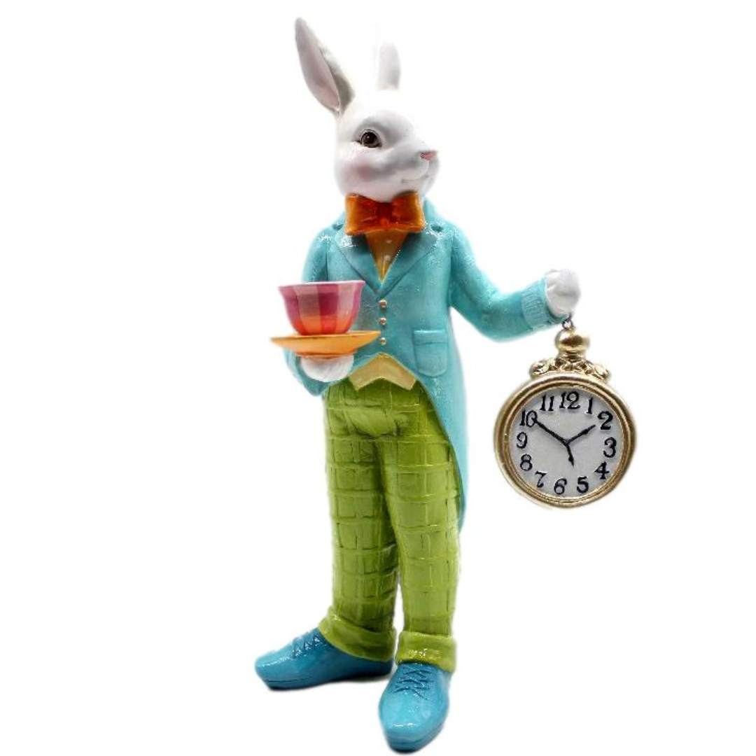 Mad Hatter Standing With Clock | Easter Bunny | Easter Decorations ...